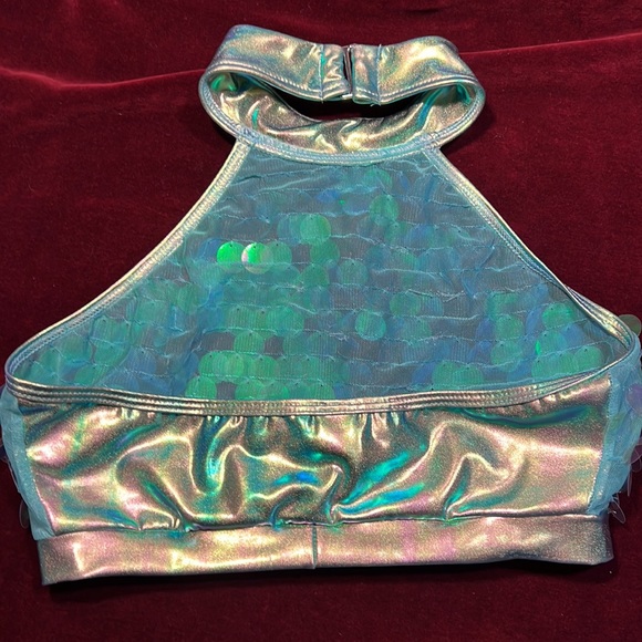 iHeartRaves | Skirts | Holographic Rave Outfit 3 Piece Set | Poshmark